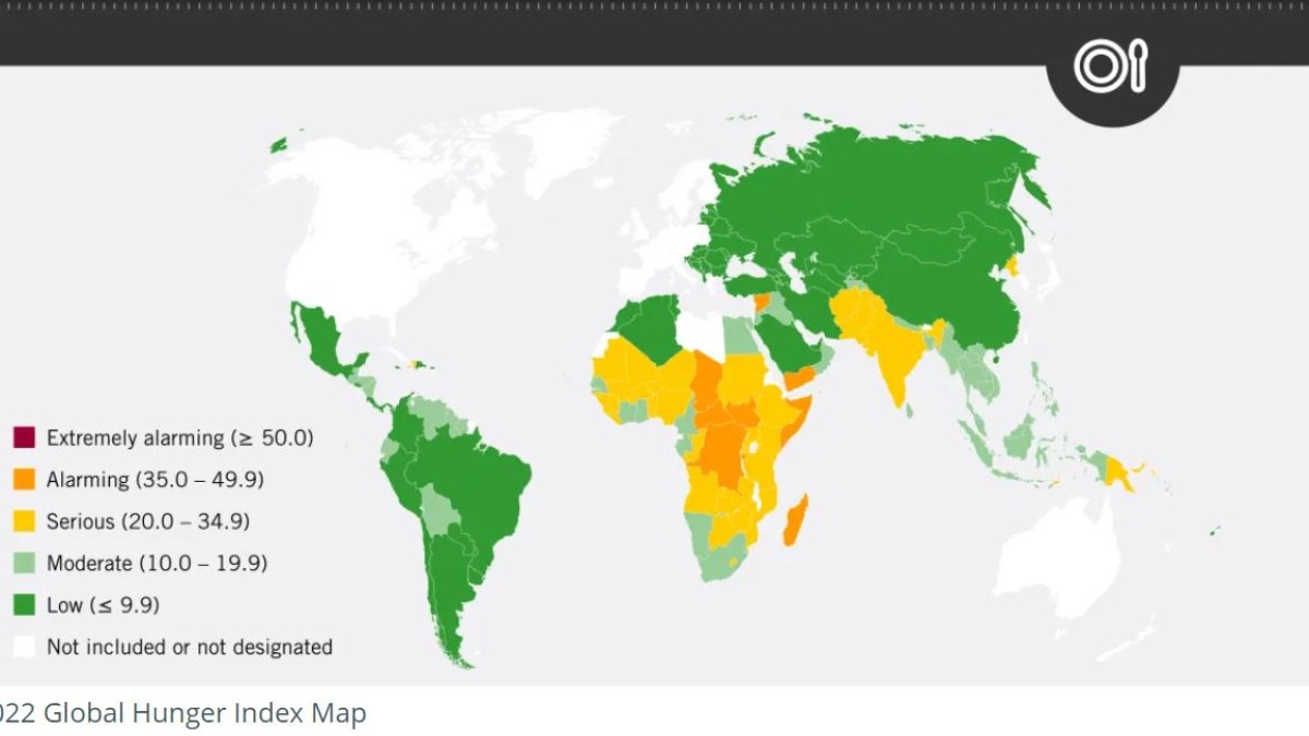 44 nations suffering with serious or alarming hunger levels – 2022 ...